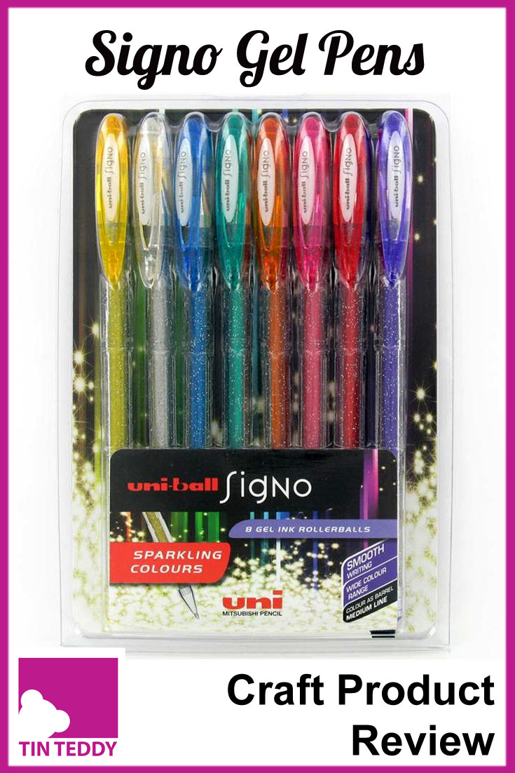 Craft Product Review - Signo Gel Pens by Uni-ball - Sparkling Colours ...