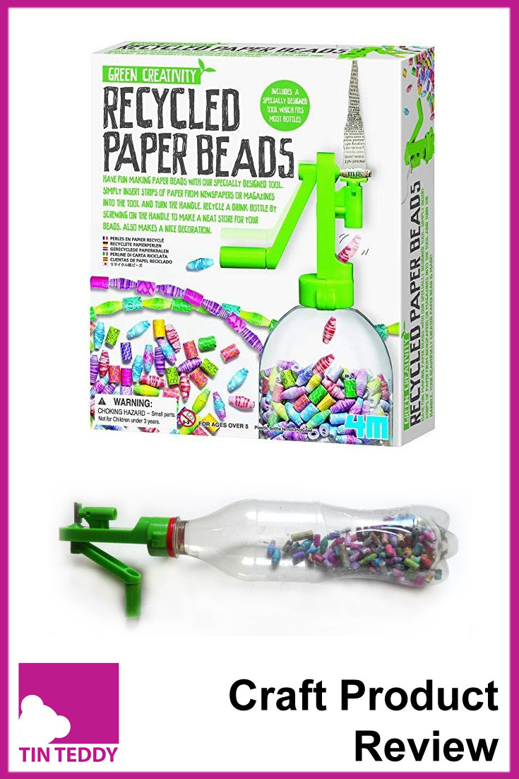 Recycled paper beads winder - Craft Product Review - Tin Teddy
