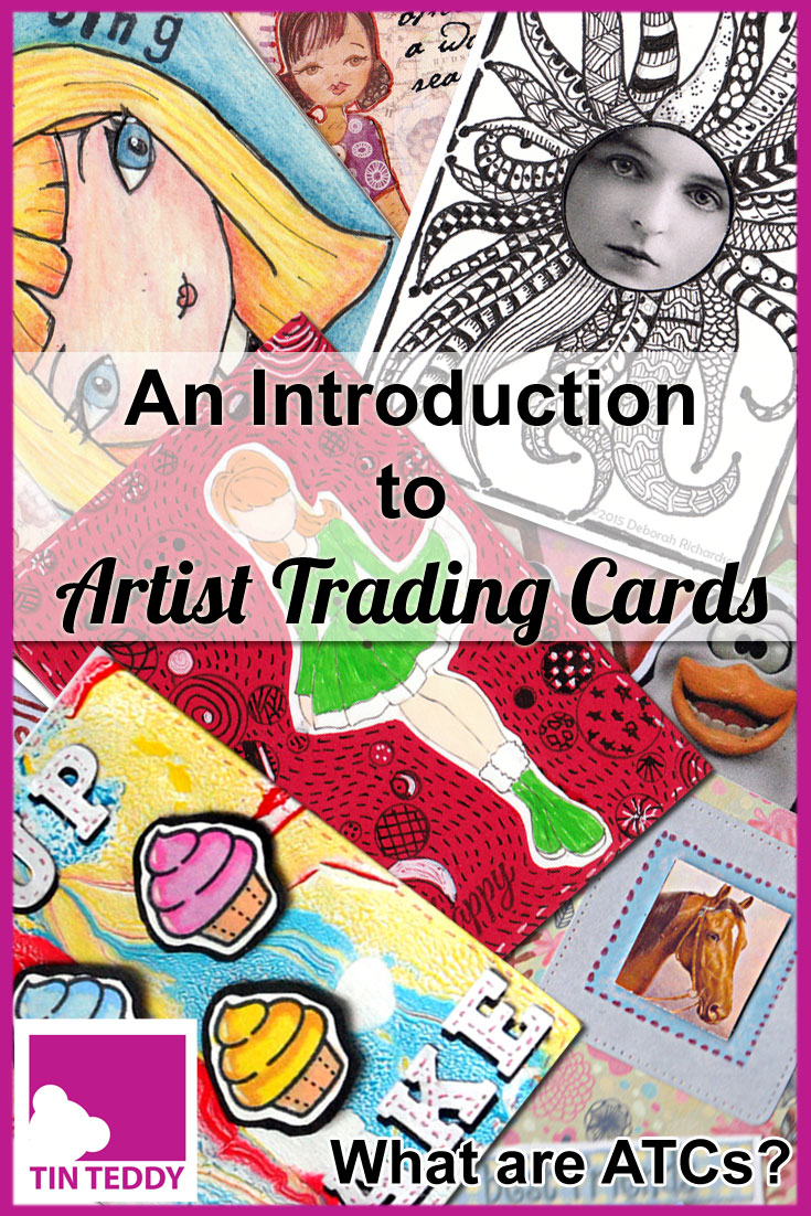 Introduction to Artist Trading Cards - The Secrets of ATCs - Tin Teddy