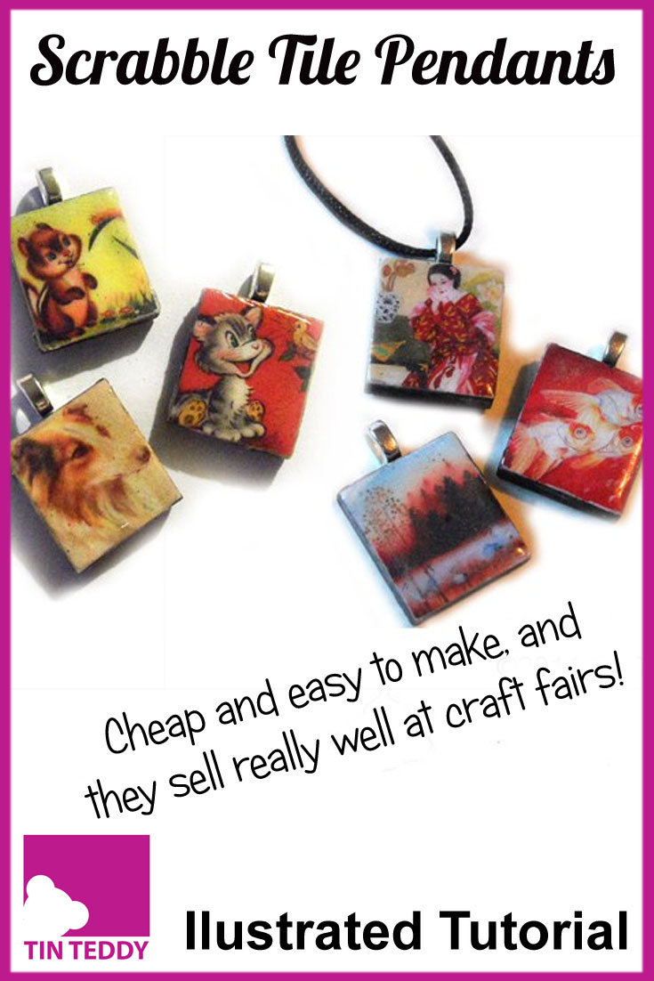 How to Make Scrabble Tile Pendants – an Illustrated Tutorial - Tin Teddy