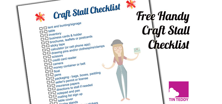 Free Download - Craft Stall Checklist - Handy Checklist for your next ...
