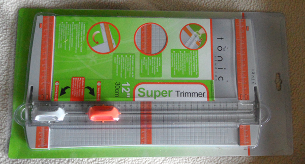 12" Tonic Super Trimmer Review - Tonic Paper Cutter Board - Tin Teddy