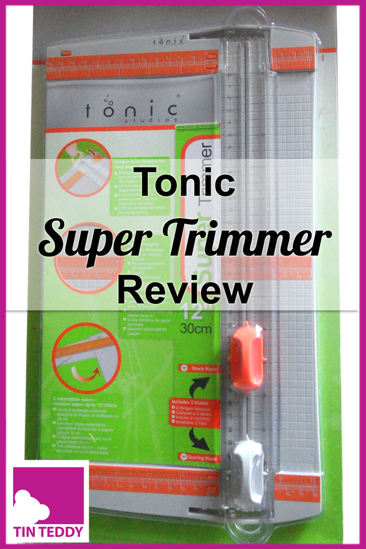 12" Tonic Super Trimmer Review - Tonic Paper Cutter Board - Tin Teddy