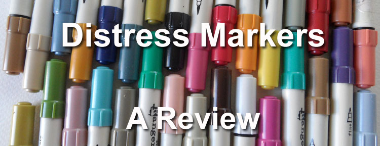 Tim Holtz Distress Markers from Ranger - a Review - Tin Teddy