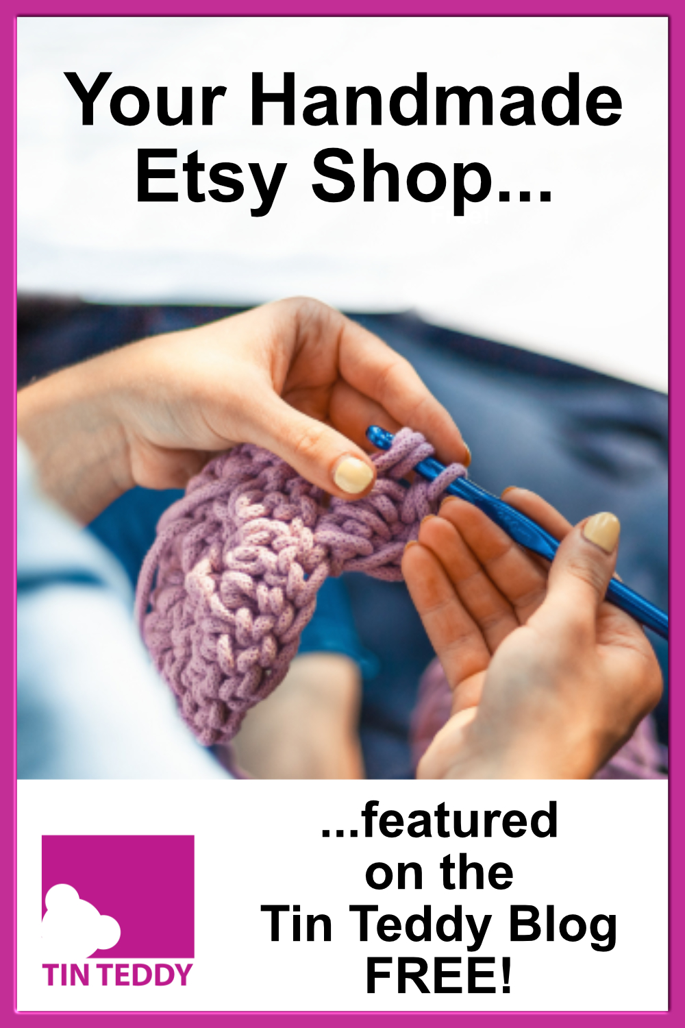 New! Your Handmade Etsy Shop Featured - For Free! - Tin Teddy