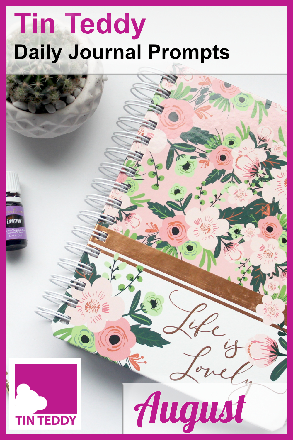 Tin Teddy Daily Journal Prompts for August - Exciting New Summer Ideas ...